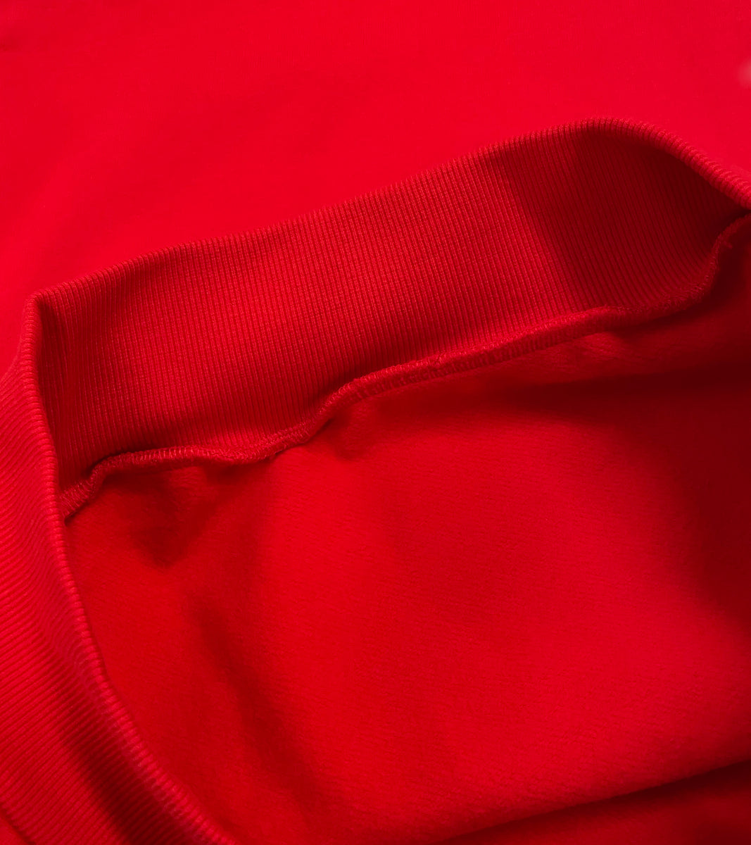 Chain Stitch Logo Hoodie - Red